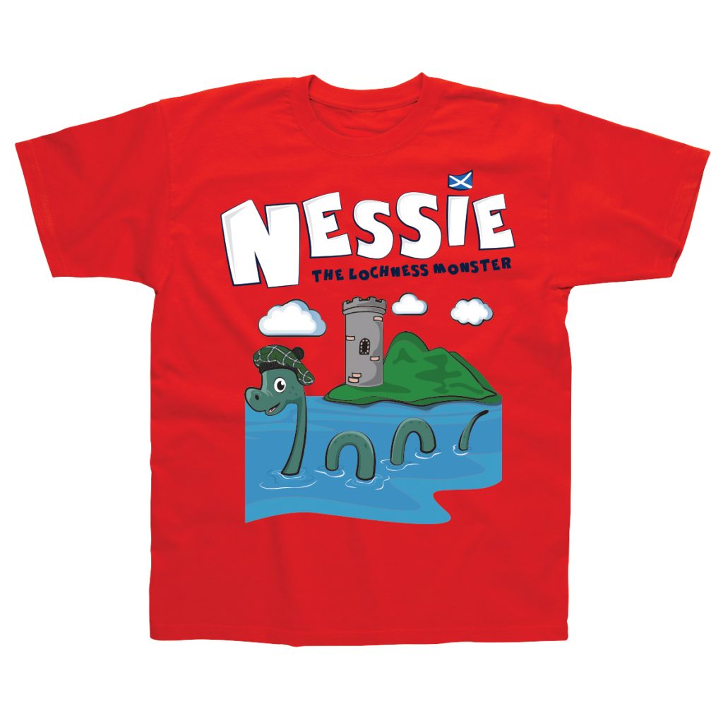 Nessie Children’s T-Shirt – Spike Leisurewear