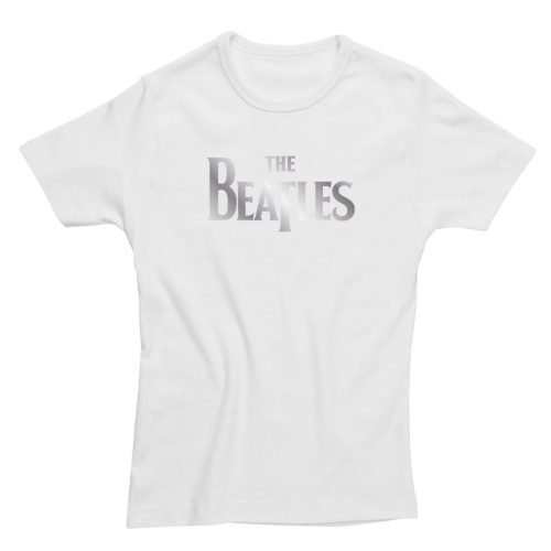 Beatles Silver Foil Ladies Fitted T-Shirt – Spike Leisurewear